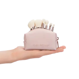 JENNY PATINKIN Brush Babies Mini Makeup Brush Set | Travel-friendly Vegan Brushes - One-color