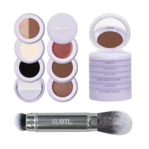 SUBTL. BEAUTY 6-in-1 Full Face Makeup Stack With Dual-ended Face Brush - 020c
