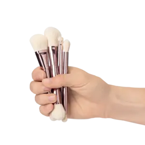 JENNY PATINKIN Demi Dual-ended Makeup Brush Set | Travel Vegan Brush Kit - One-color