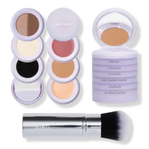 SUBTL. BEAUTY 6-in-1 Full Face Makeup Stack With Retractable Face Brush - 005c