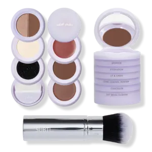 SUBTL. BEAUTY 6-in-1 Full Face Makeup Stack With Retractable Face Brush - 021n