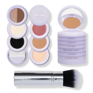 SUBTL. BEAUTY 6-in-1 Full Face Makeup Stack With Retractable Face Brush - 002c