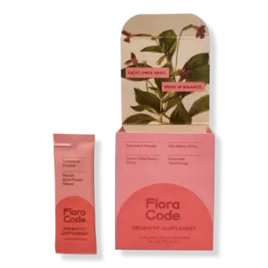 FLORA CODE Activated Probiotic Supplement Peach Elderflower - One-color