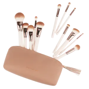 JENNY PATINKIN Quiet Luxury Collection 12-piece Makeup Brush Set | Vegan Professional Brushes - One-color