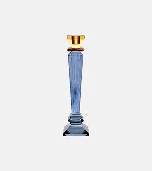 LES-OTTOMANS Crystal Candle Holder - Multicoloured