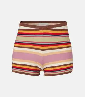 Faithfull The Brand Playa Striped Shorts - Multicoloured