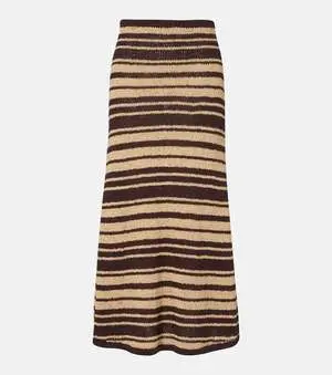 Faithfull The Brand Micah Striped Maxi Skirt