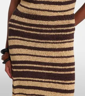 Faithfull The Brand Micah Striped Maxi Skirt