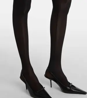 Wardrobe.NYC Sheer Tights - Black