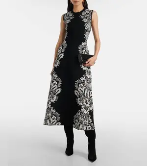 Ulla Johnson Liana Jacquard Midi Dress