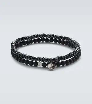 SYDNEY EVAN 14kt White Gold Bracelets Set With Diamonds And Gemstones - Multicoloured