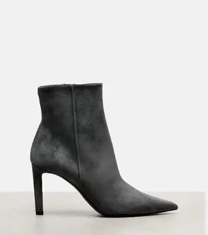 JIMMY CHOO Frankie 85 Suede Ankle Boots