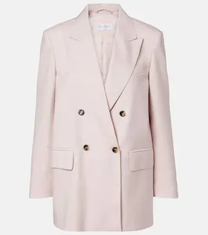 Max Mara Ombrosa Wool-blend Blazer - Pink