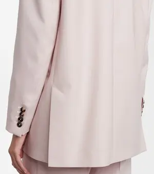 Max Mara Ombrosa Wool-blend Blazer - Pink