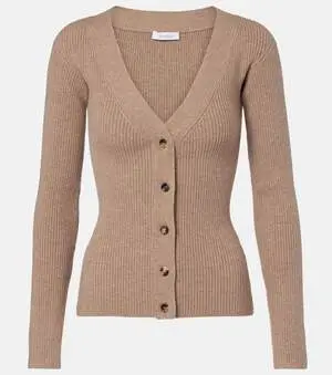 Max Mara Gioiosa Wool And Cashmere-blend Cardigan