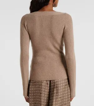 Max Mara Gioiosa Wool And Cashmere-blend Cardigan