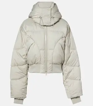 Adidas By Stella McCartney Quilted Cropped Puffer Jacket