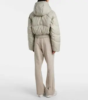 Adidas By Stella McCartney Quilted Cropped Puffer Jacket