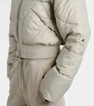 Adidas By Stella McCartney Quilted Cropped Puffer Jacket
