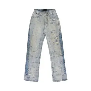 WHO DECIDES WAR Gathered Straight Fit Jeans