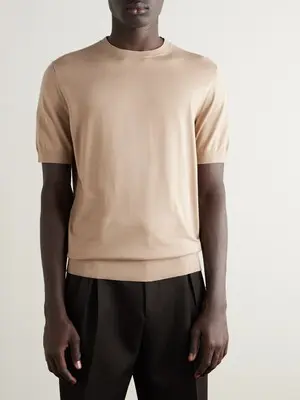 Zegna Cotton T-shirt - Brown