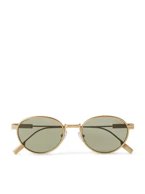 Zegna Round-frame Sunglasses - Metallic