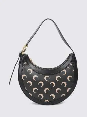 MARINE SERRE Crescent Moon Print Mini Bag - Black