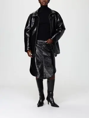COURREGES Leather Jacket - Black