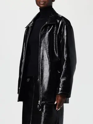 COURREGES Leather Jacket - Black