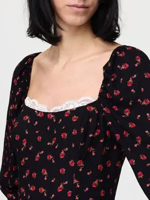 MAR DE MARGARITAS Floral Print Maxi Dress