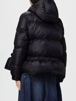 Sacai Quilted Jacket With Drawstring Detail