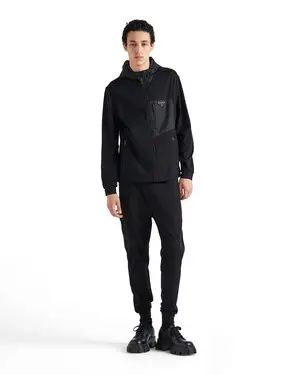 Prada Technical Cotton And Re-nylon Pant