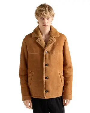 Prada Shearling Caban Jacket