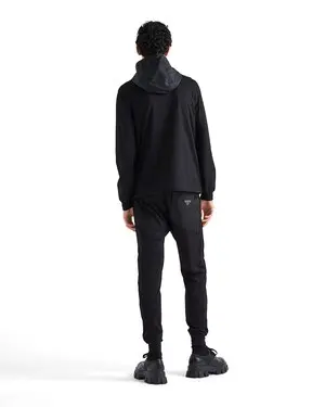 Prada Technical Cotton And Re-nylon Cardigan