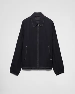 Prada Cotton Blouson Jacket - Black