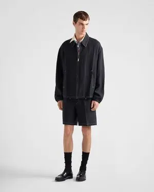 Prada Cotton Blouson Jacket - Black