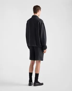 Prada Cotton Blouson Jacket - Black