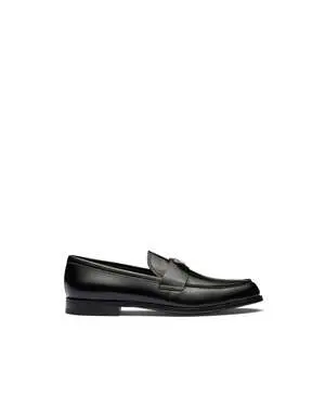 Prada Brushed Leather Loafers
