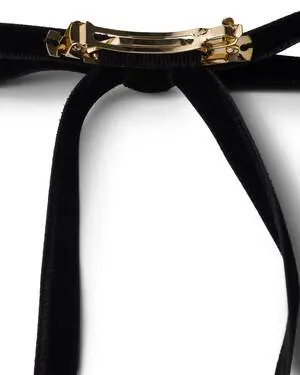 Prada Velvet Hair Clip