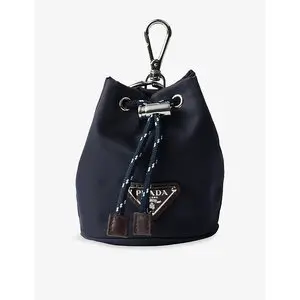 Prada Speedrock Mini Icon Re-nylon Bag Charm - Blue