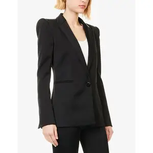 Galvan Sculpted Single-breasted Woven Blazer