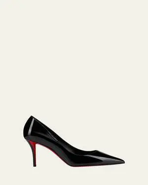 CHRISTIAN LOUBOUTIN 80mm Miss Z Patent Pumps - Black