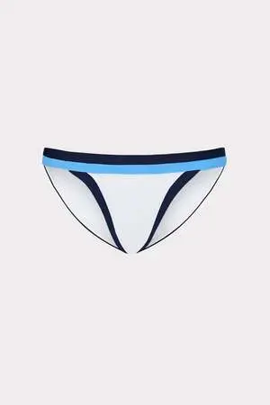 MILLY Color Block Bikini Bottom - Navy