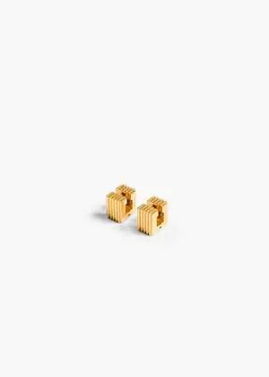 Khaite Small Empire Clip-on Earrings - Gold