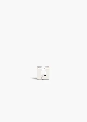 Khaite Small Empire Clip-on Earrings - Silver