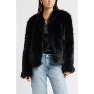 OPEN EDIT Faux Fur Jacket