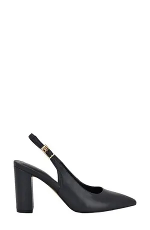 Tommy Hilfiger Azalee Block Heel Slingback Pumps - Drak Blue