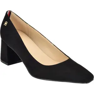 Tommy Hilfiger Block Heel Pump - Black