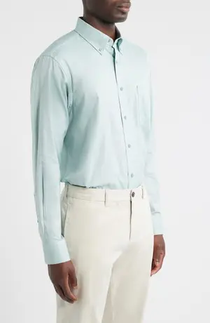 EAGLE Regular Fit Light Cotton Button-down Oxford Shirt