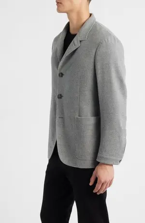 Canali Nuvola Regular Fit Felted Wool Sport Coat